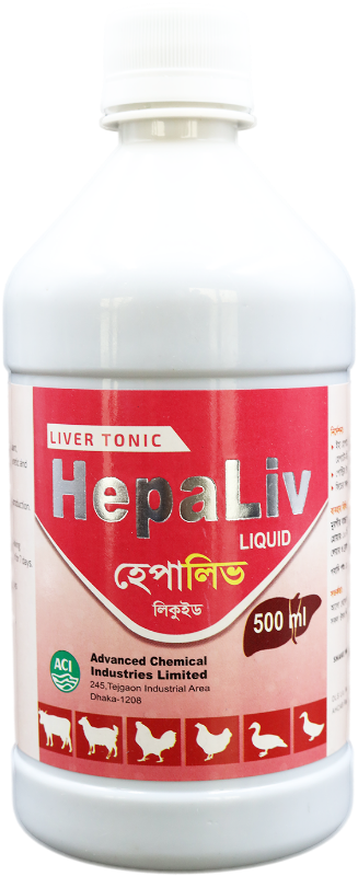 HepaLiv Liquid 500ml | Herbal Liver Tonic for Poultry & Cattle-AgroMukam