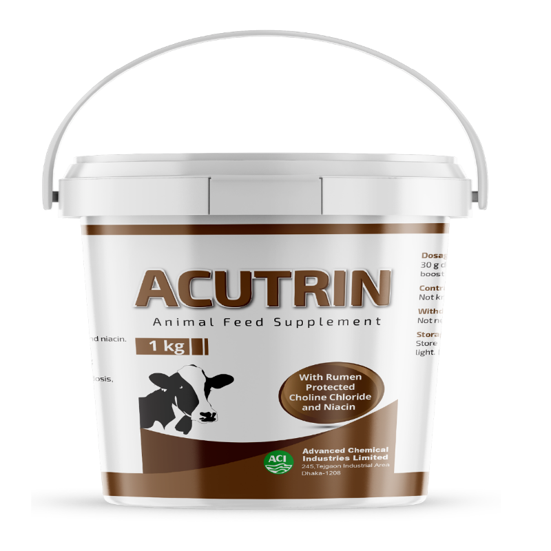 "Acutrin 1Kg – Rumen Protected Choline for Milk Growth in Cattle | Agromukam"-AgroMukam