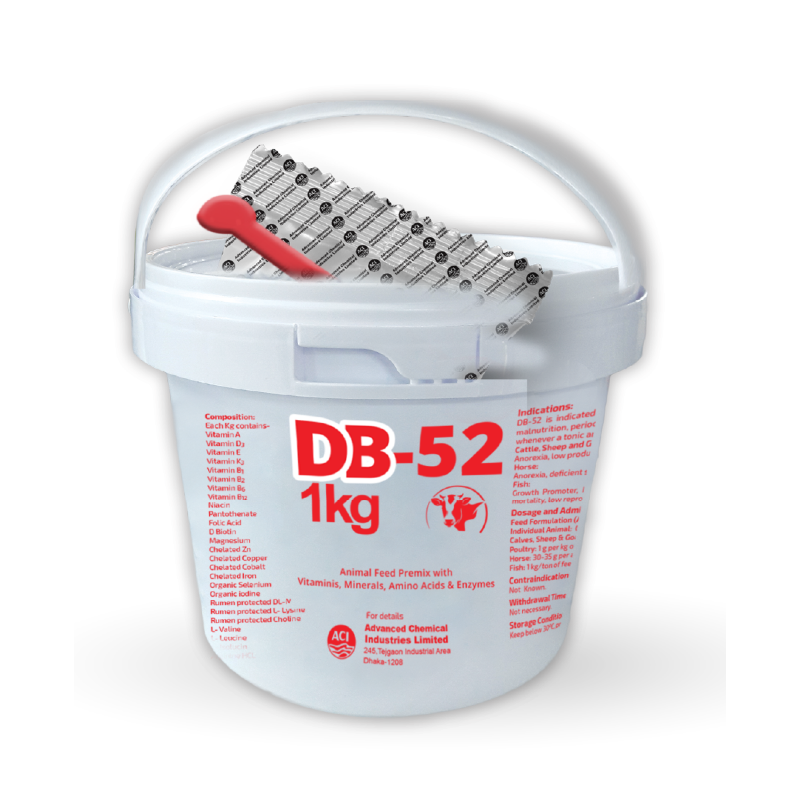 DB 52 (1 kg) | Growth & Nutrition Supplement for Cattle & Goats-AgroMukam