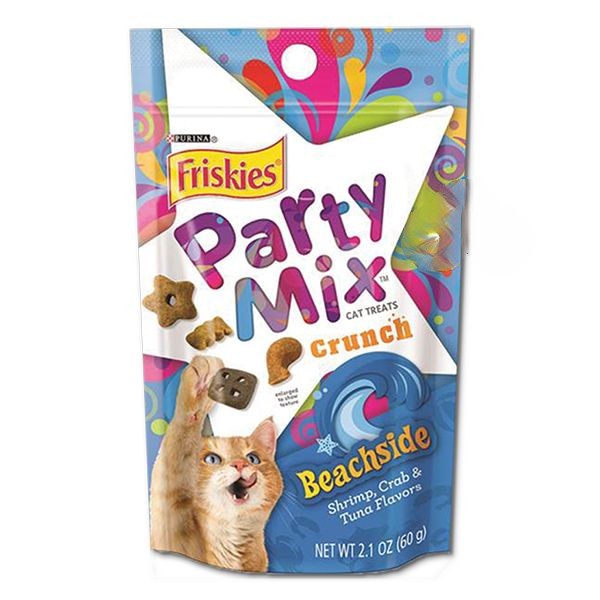 Purina Friskies Party Mix Cat Treat Beachside 60g-AgroMukam