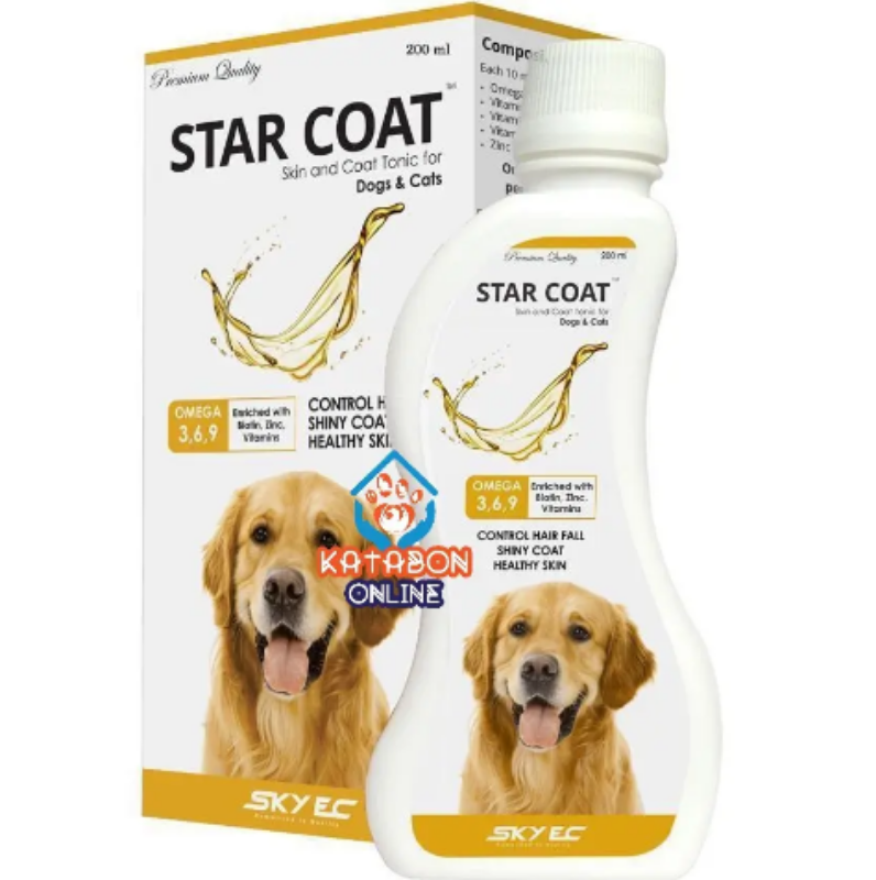Star Coat Skin-Coat Tonic For Cats & Dogs 200ml-AgroMukam