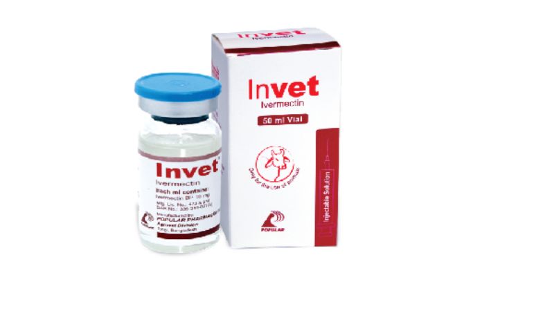 "Buy Invet Injection 50ml – Effective Anthelmintic for Livestock & Pets ...