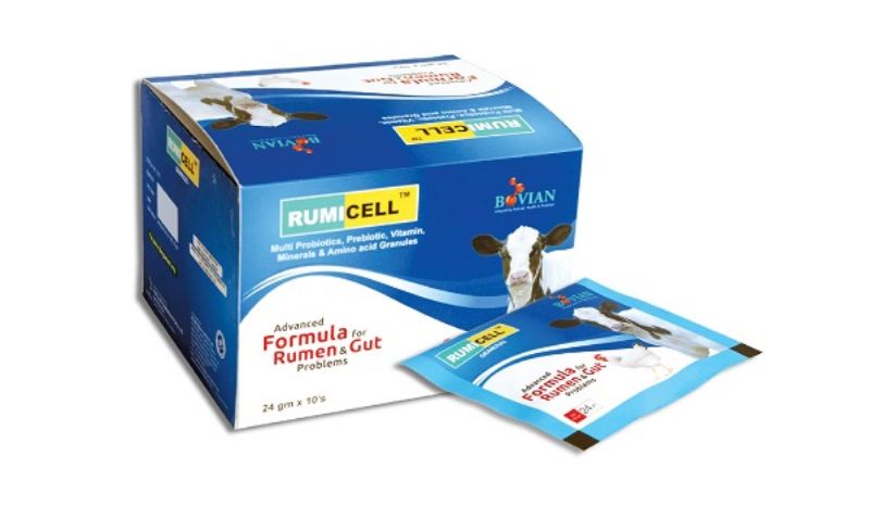 "Rumicell Powder – Probiotic & Prebiotic Supplement for Cattle ...