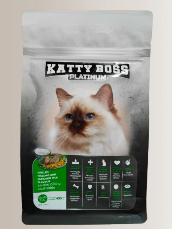 Katty Boss Platinum Grilled Maguro & Japanese Rice Flavour 400gm-AgroMukam