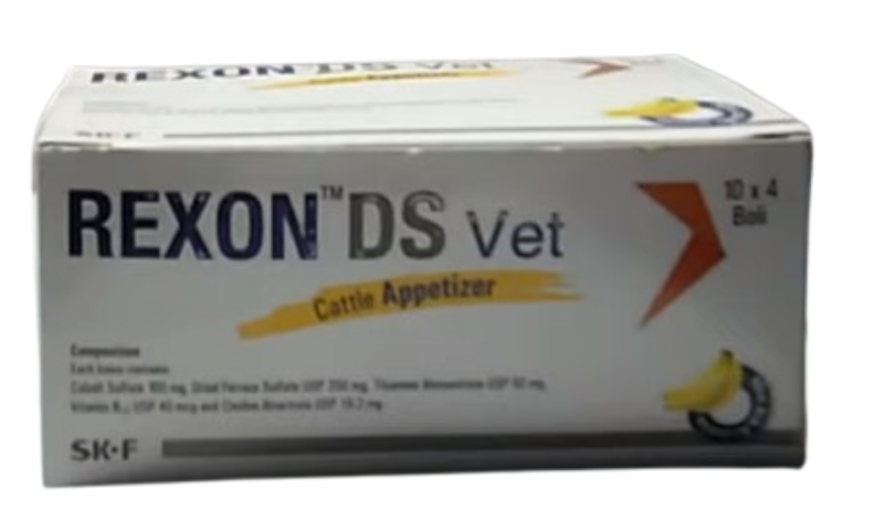 Rexon® DS Vet Bolus (Vet) 4X10's - Boost Milk & Gain Weight-AgroMukam