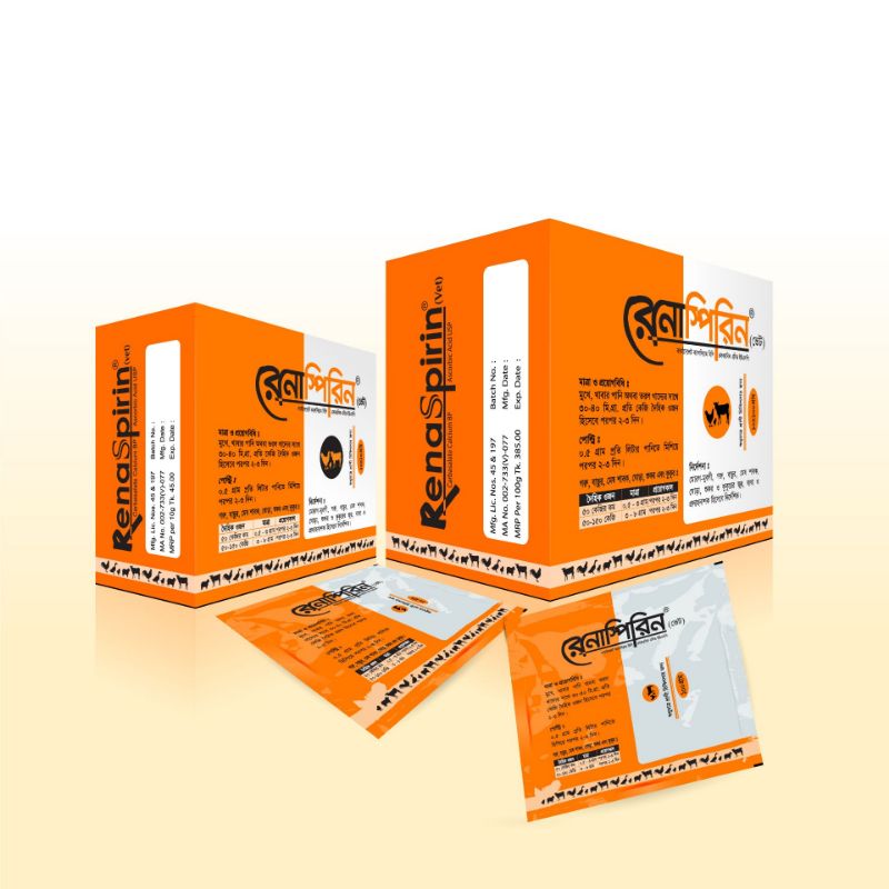 Renaspirin - 10g Sachet - A Safe & Effective Solution for Poultry ...