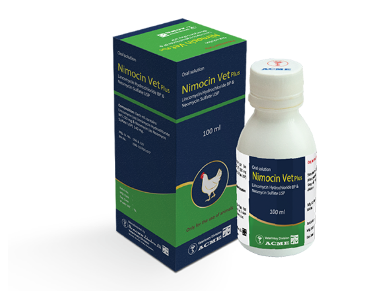 Nimocin Vet Plus Oral Solution 100 ml-AgroMukam