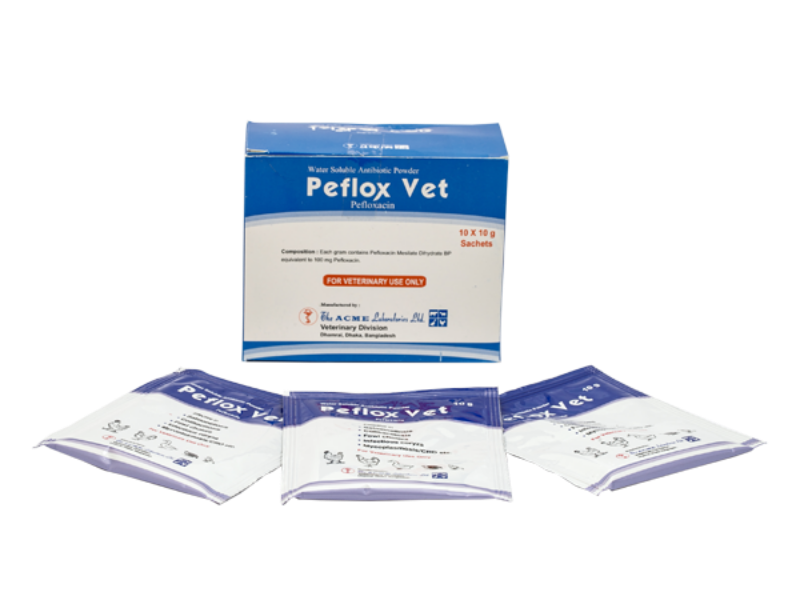 Peflox Vet WSP 10 gm (10 x 10 gm) - Poultry Medication - Antibotics ...