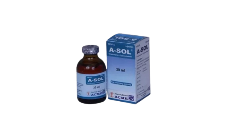 A-Sol Vet Injection 30 ml: Stylish & Durable Anti-Parasite Solution ...