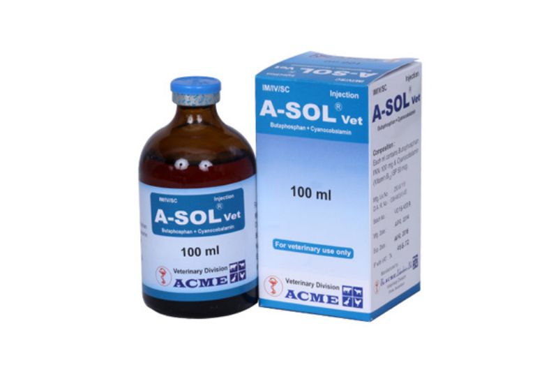 A-Sol Vet Injection 100 ml - Cattle Health & Performance Booster-AgroMukam