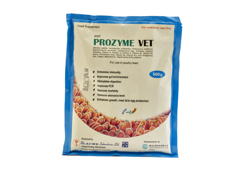 Boost Your Chickens' Immune System with Prozyme Vet WSP 500 gm-AgroMukam