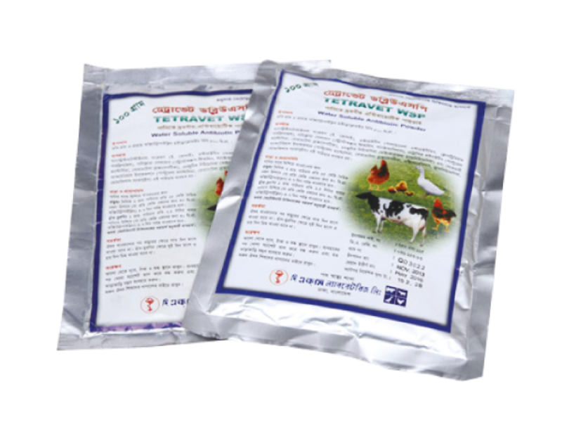 Tetravet 200 WSP 100 gm - Cattle Medication for Enhanced Immunity-AgroMukam