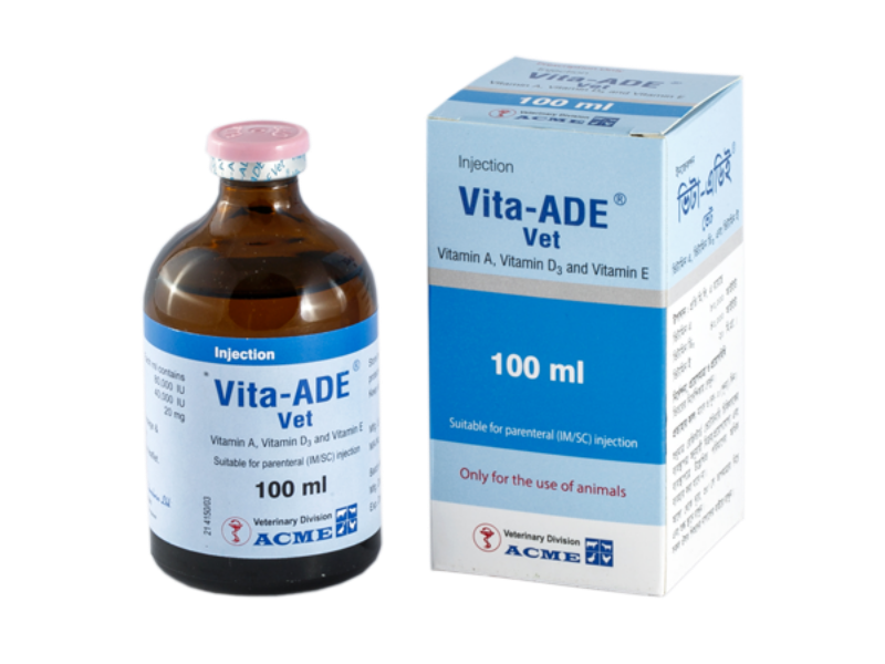 Best Vita-ADE Vet Injection 100ml for Cattle & Horses - Stylish & Durable-AgroMukam