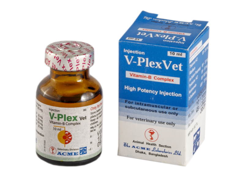 V-Plex Vet Injection: Boost Fertility & Immunity in Cattle, Horses & More-AgroMukam
