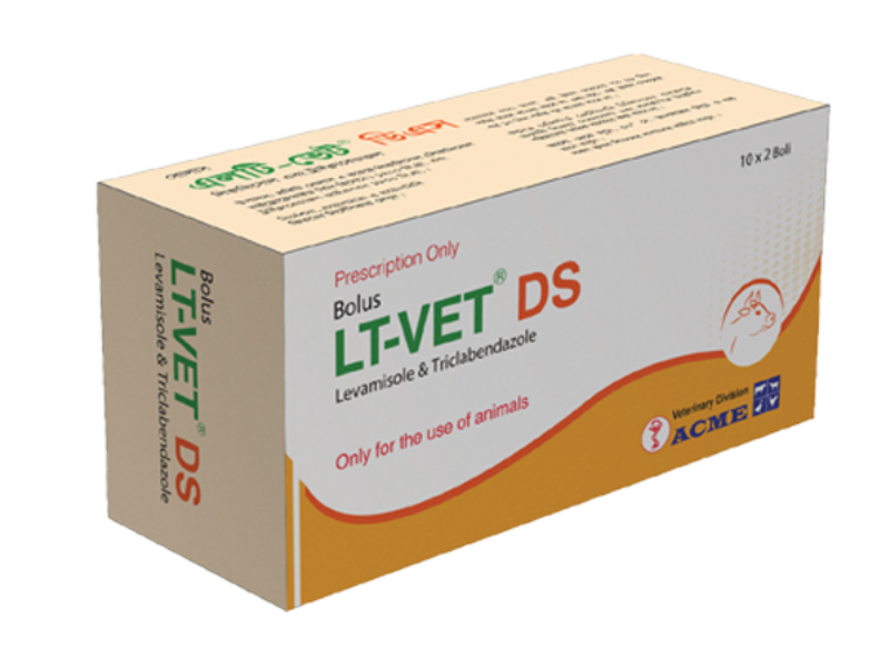 LT-Vet DS Bolus (10 × 2's) | Broad-Spectrum Anthelmintic for Cattle ...