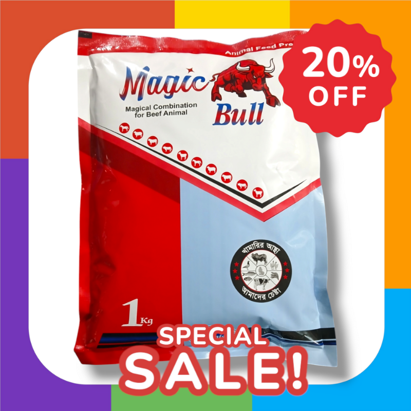 The Magic Bull 1kg - Cattle Nutrition & Growth Promoter-AgroMukam