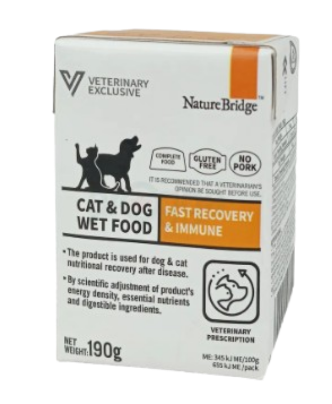 Nature Bridge Fast-Recovery & Immune Wet Food 190GM | Nutrition for ...