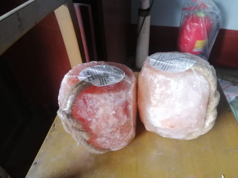 Adorable PINK SALT Animal Lick Block - 2.7kg - 3kg - 6 Pieces-AgroMukam