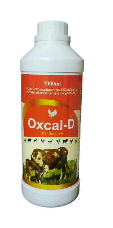 Oxcal-D 1000ml (Solution): Boost Your Poultry & Bird Nutrition-AgroMukam