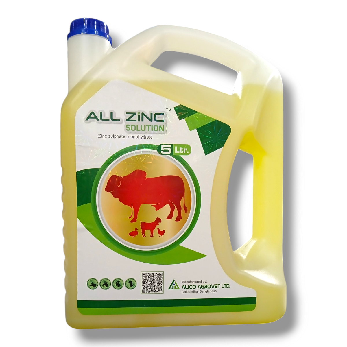 BEST ALL ZINC 5 L: Stylish & Durable Feed for Cattle-AgroMukam