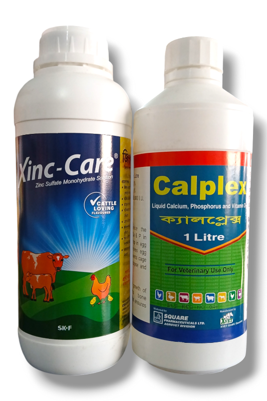 Best Quality Calplex/ Xinc Care 1L/1L for Cattle Nutrition in Bangladesh-AgroMukam