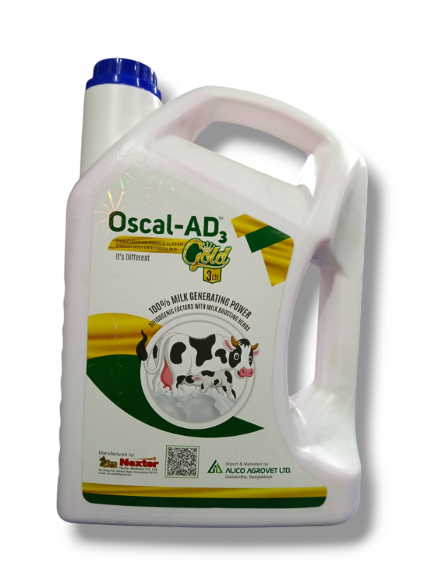 Best Oscal AD3 Gold 3 L for Cattle: Enhance Digestion & Growth-AgroMukam