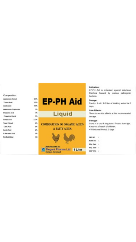 EP-PH AID 1 Liter - The Ultimate Poultry Health Solution-AgroMukam