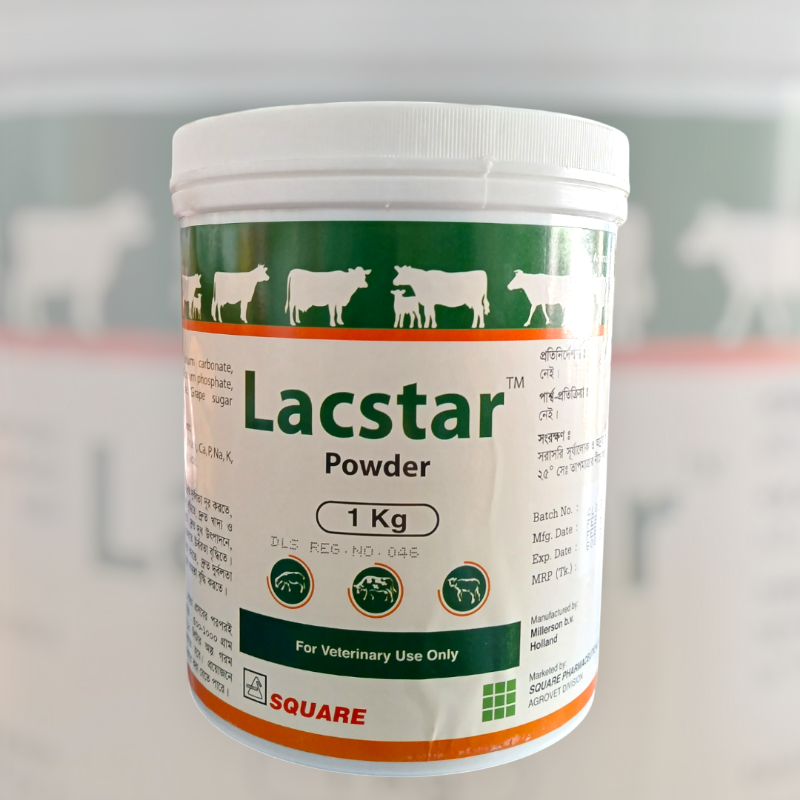 Boost Growth & Well-being with Lacstar 1kg Cattle Nutritional Supplement-AgroMukam