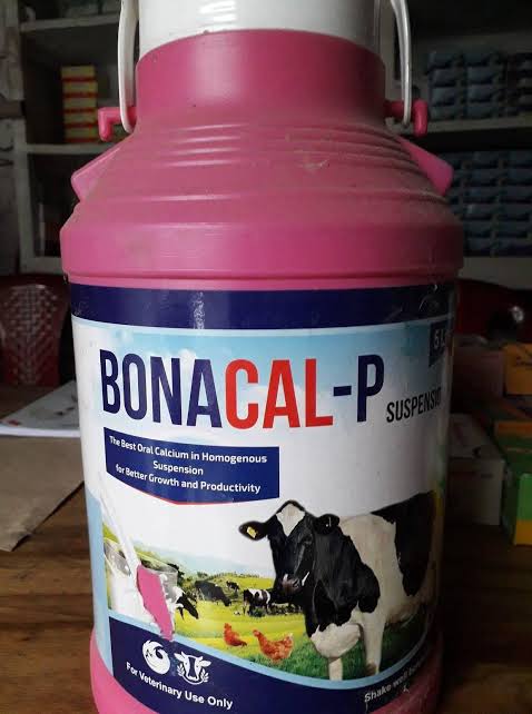 Bonacal P Suspension 5000ml - Boost Milk Production & Improve Cattle Health-AgroMukam