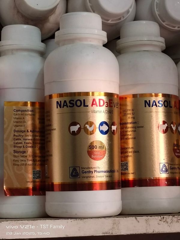Naso AD3E 500ml: The Stylish & Durable Vitamin A, D3 & E Supplement-AgroMukam