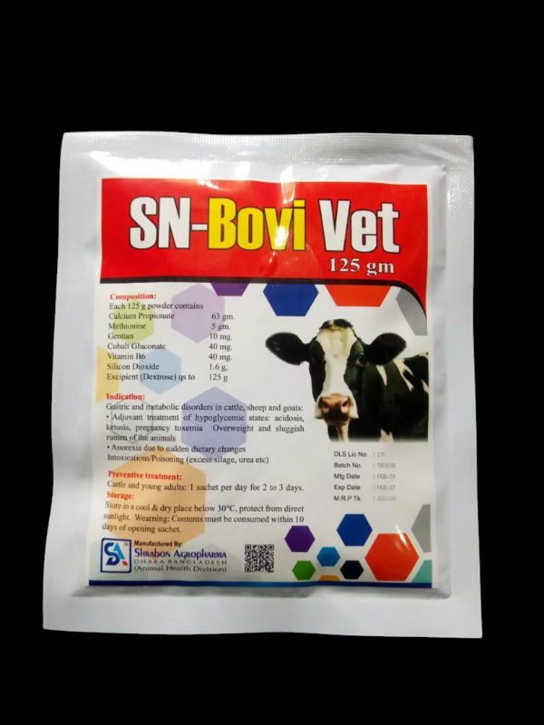 Bovi Vet 125 gm - Stylish & Durable Digestive Stimulant for Cattle ...