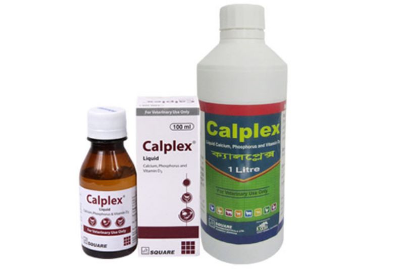 Calplex Liquid 1 L: Boost Growth and Prevent Deficiencies in Poultry and Ruminant Animals-AgroMukam