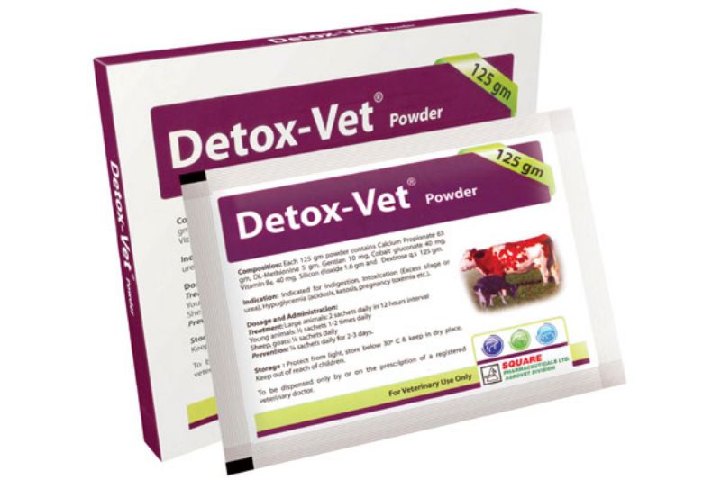 Detox-Vet Powder 125 g - Boosting Cattle Health and Nutrition-AgroMukam