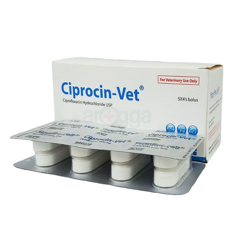 Ciprocin-Vet Bolus 20's SQ - The Ultimate Defense Against Infections ...